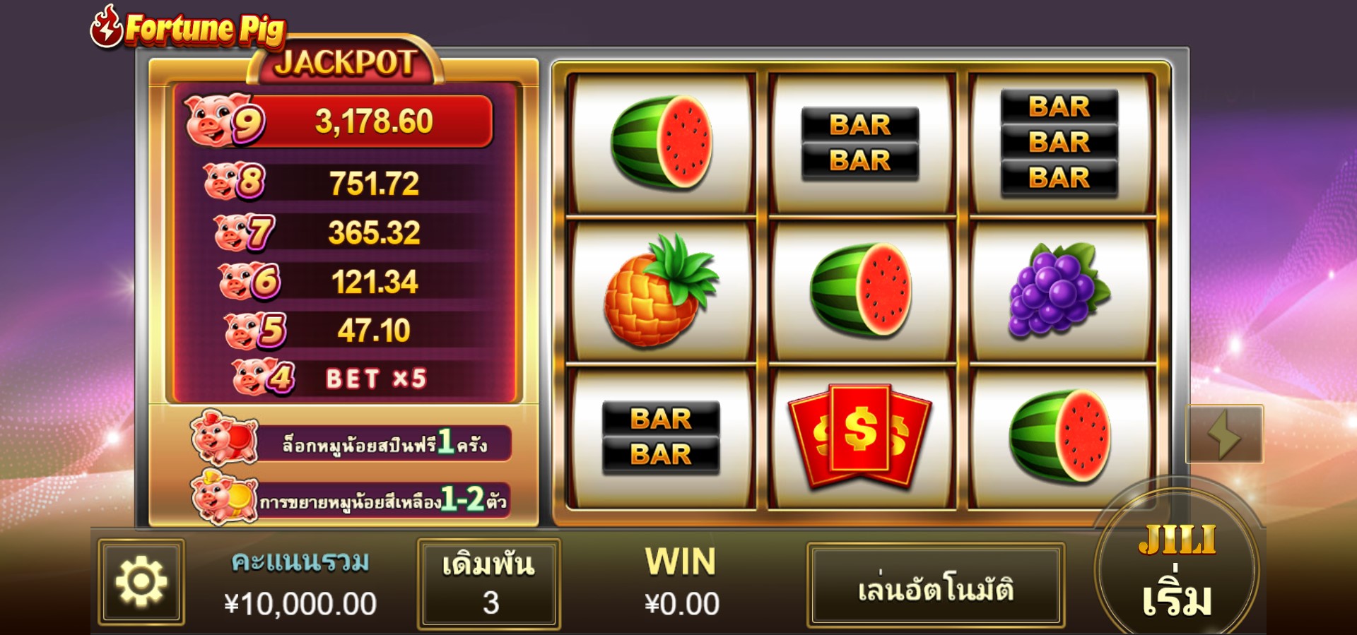 Fortune Pig เกมสล็อตลูกหมู ฟรีเครดิต จาก Jili Slot | สล็อตออโต้ สมัคร ...